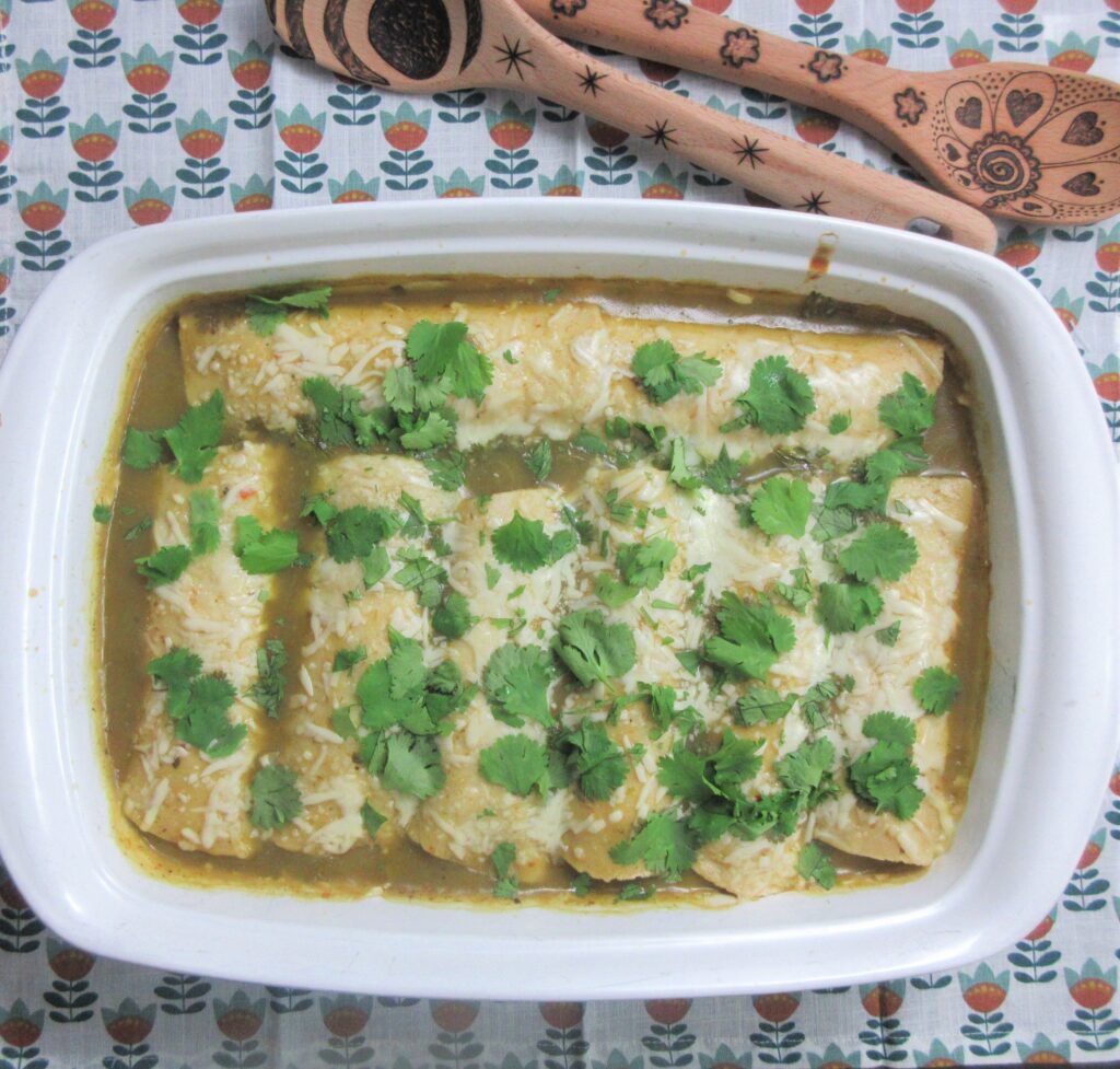 Chorizo and Potato Enchiladas - Mrs. Huckwitt